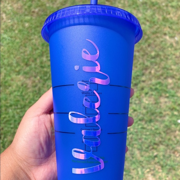 Starbucks | Other | Butterflies On Blue Starbucks Color Changing Cup ...